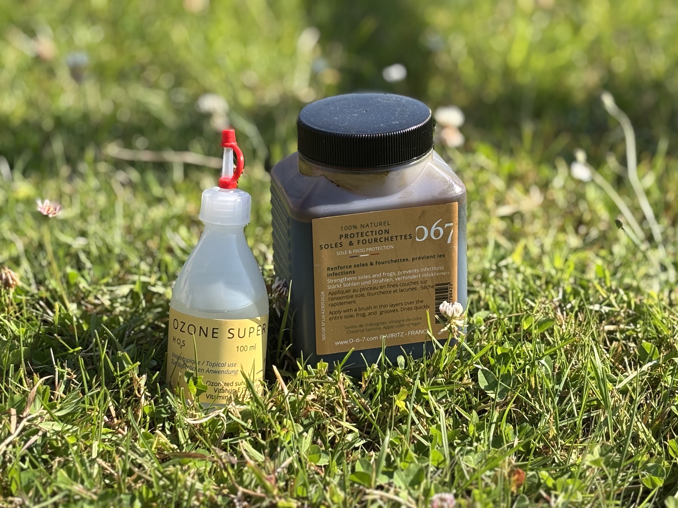J’ai testé : l’Ozone Super Guard et le Hoof Fluid de 0-6-7 - Cavalettimag